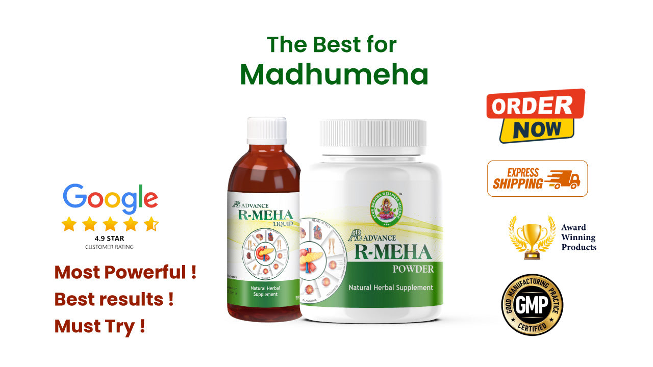 Ayur Brahma Advance R Meha Powder & Liquid Combo – Ayur Brahma Wellness